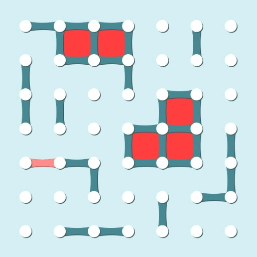 Dots and Boxes - Swipe and Play Instantly on MeanDuck