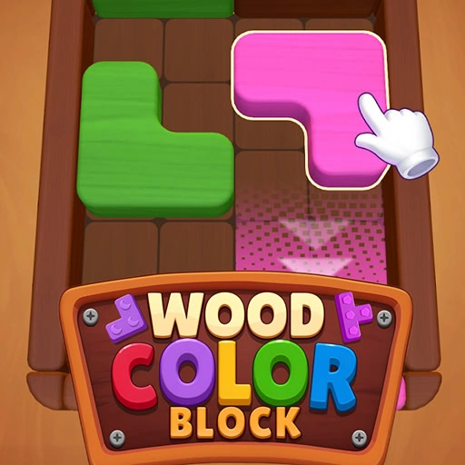 Wood Color Block - Swipe and Play Instantly on MeanDuck